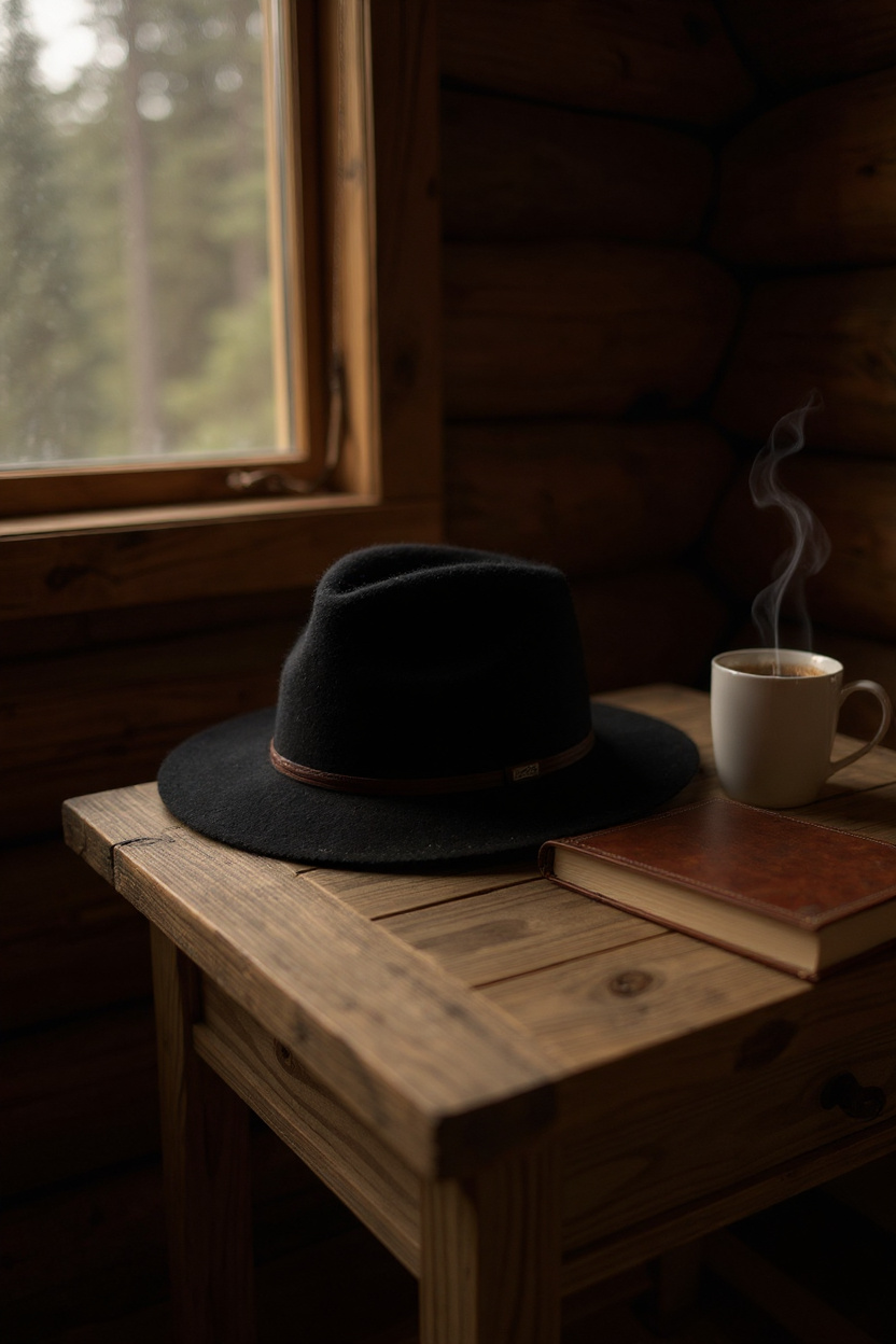 Conner Hat Black – Velvet & Vogue